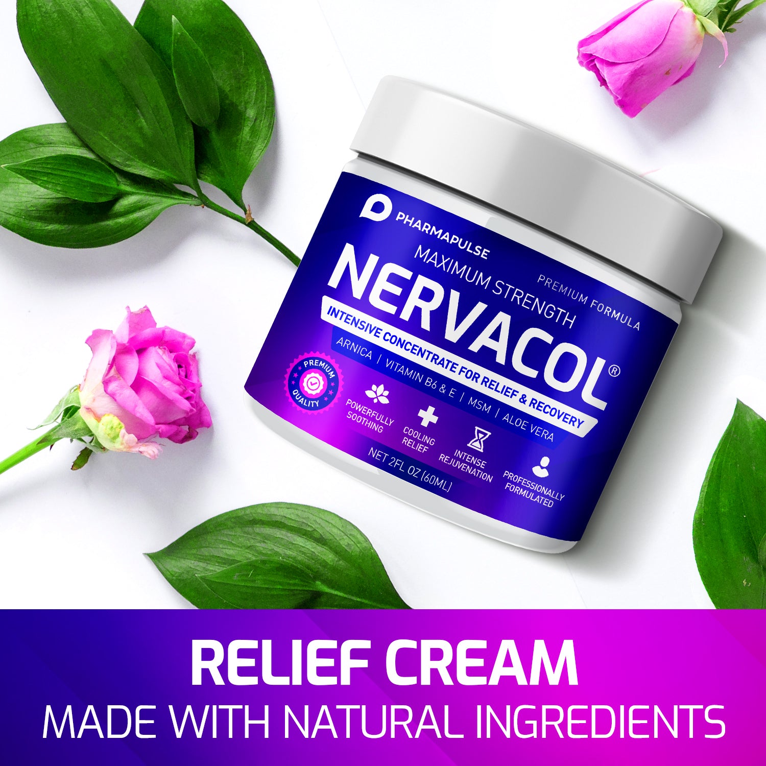 Nervacol Neuropathy Nerve Cream - Scientifically Developed for Relief