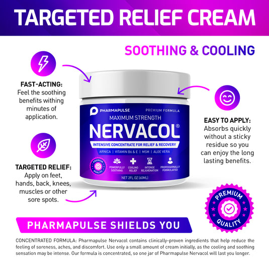 Nervacol Neuropathy Nerve Cream - Scientifically Developed for Relief