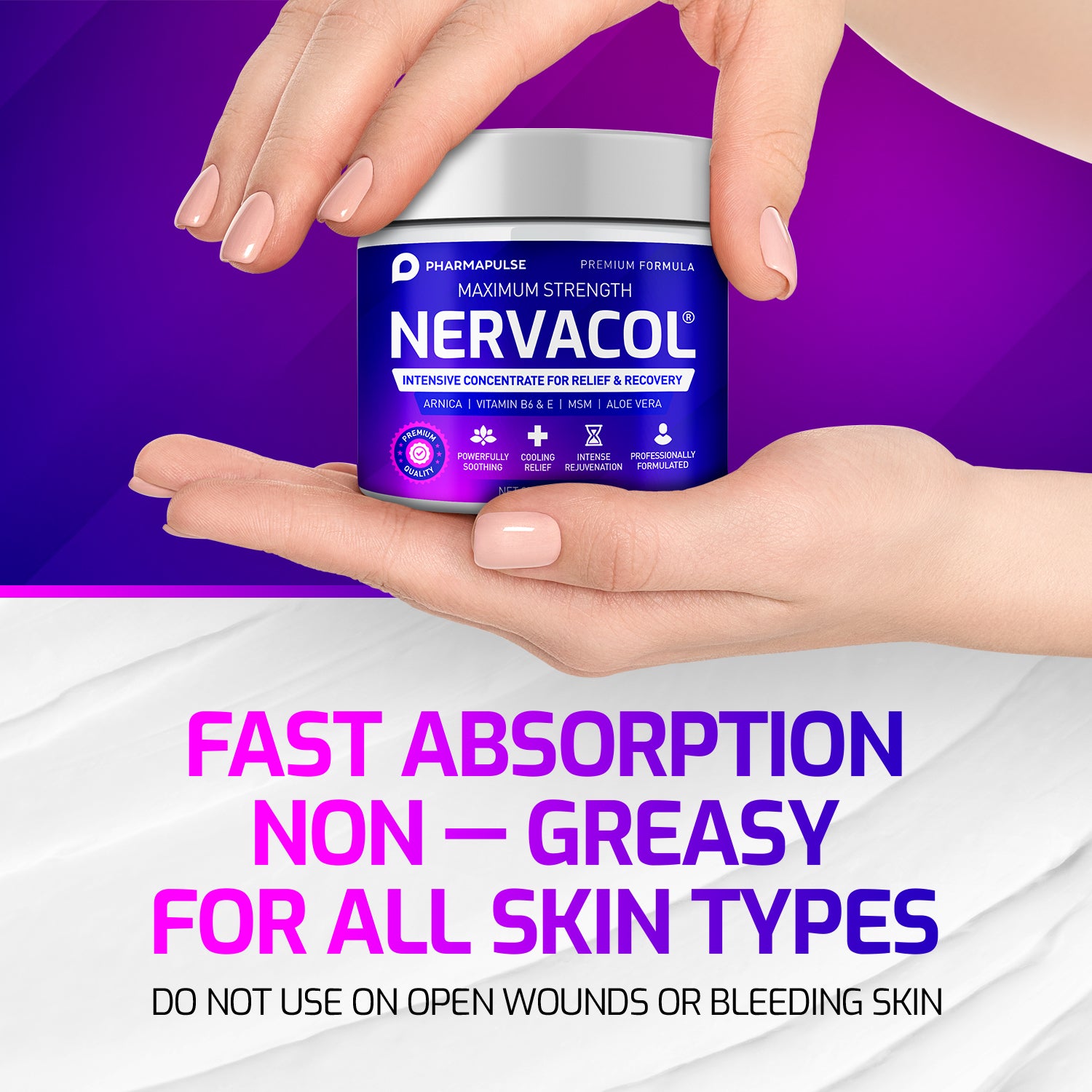 Nervacol Neuropathy Nerve Cream - Scientifically Developed for Relief